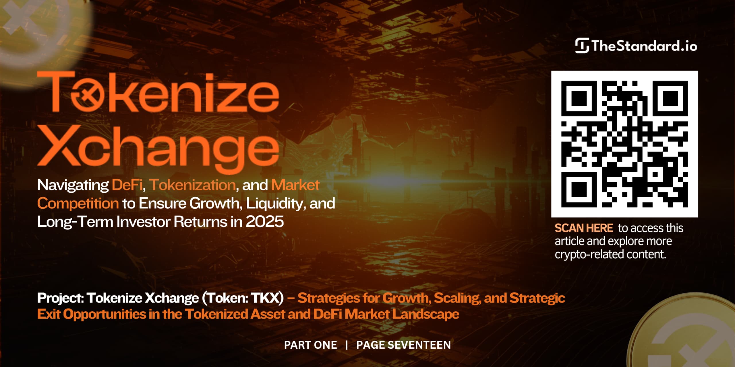 Tokenize Xchange (TKX): Navigating DeFi, Tokenization, and Market Competition to Ensure Growth ...
